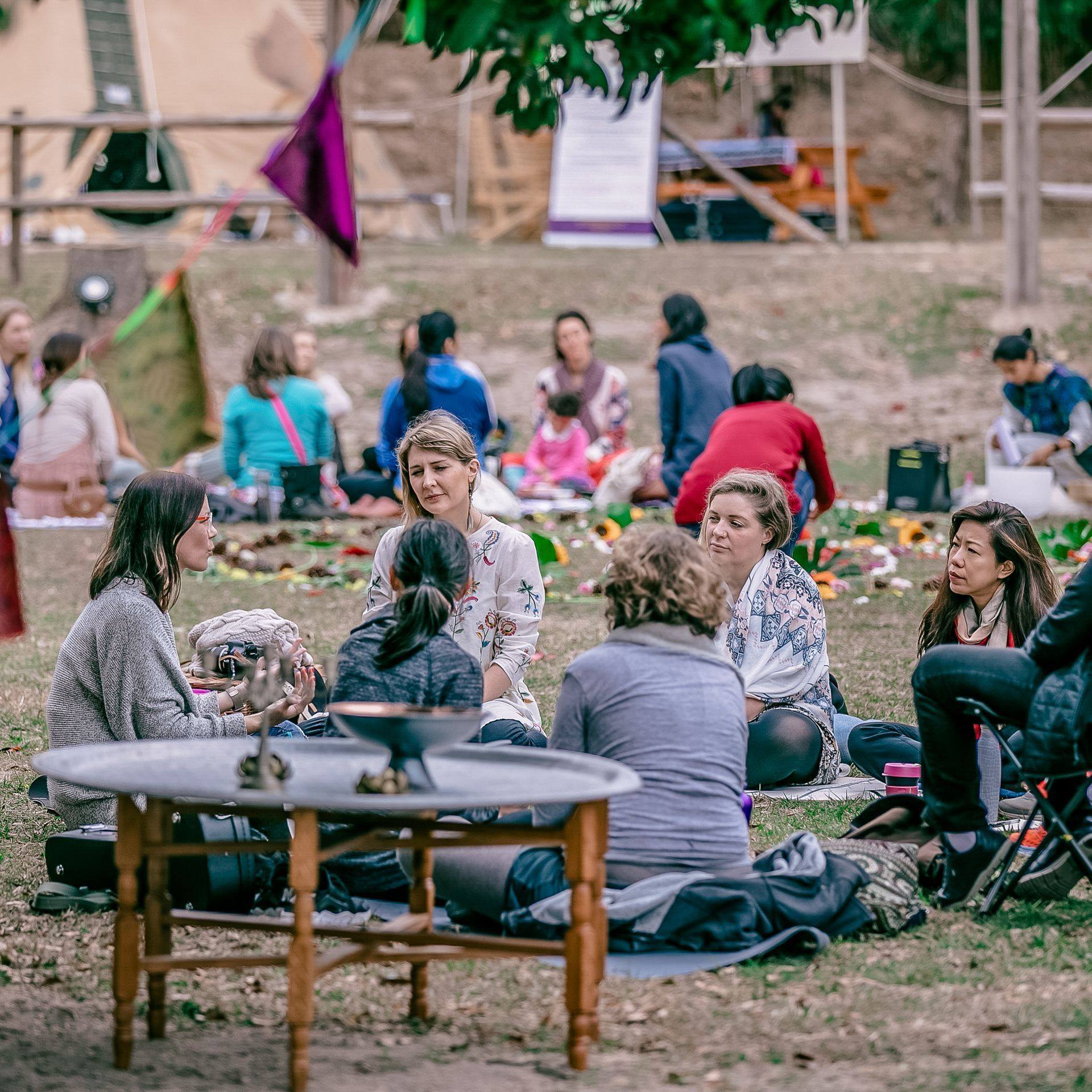 Leading Wisdomshare Workshops at The Garden Gathering - WilloLovesYou.com